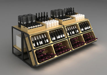 Display Roda Roda Portable Rak Kabinet Kaca Terkunci Untuk Mal Perbelanjaan