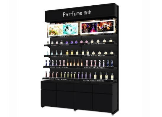 Desain Interior Parfum Toko Kosmetik Rak Display Desain Kolom Dua Sisi